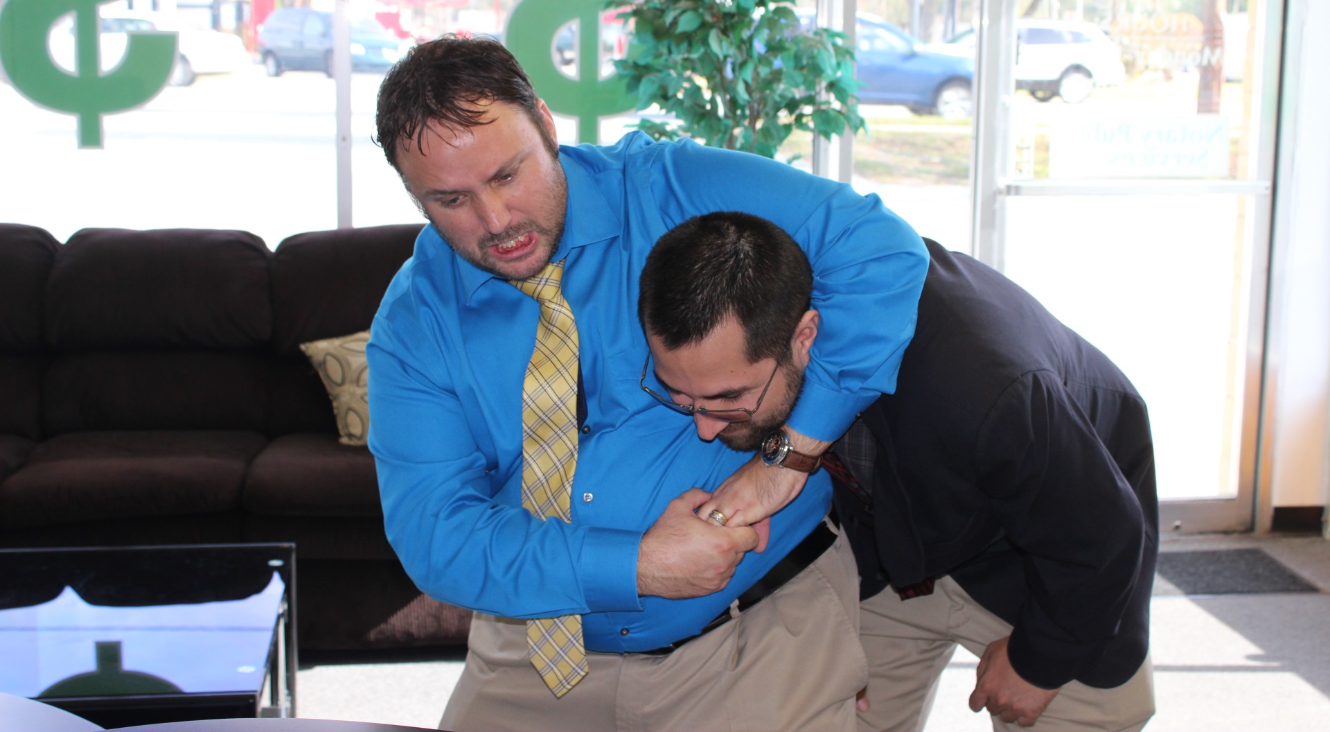 Mike and Jason having fun - Money Depot Title Pawn